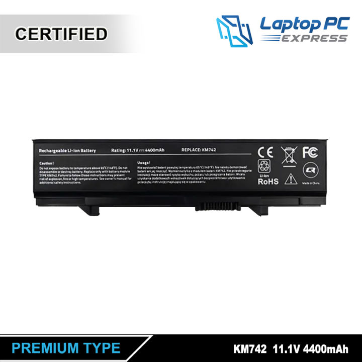 LPCE Laptop Battery KM742 Compatible with Dell Latitude E5400 E5410 E5500 E5510 E5550 RM668 ...