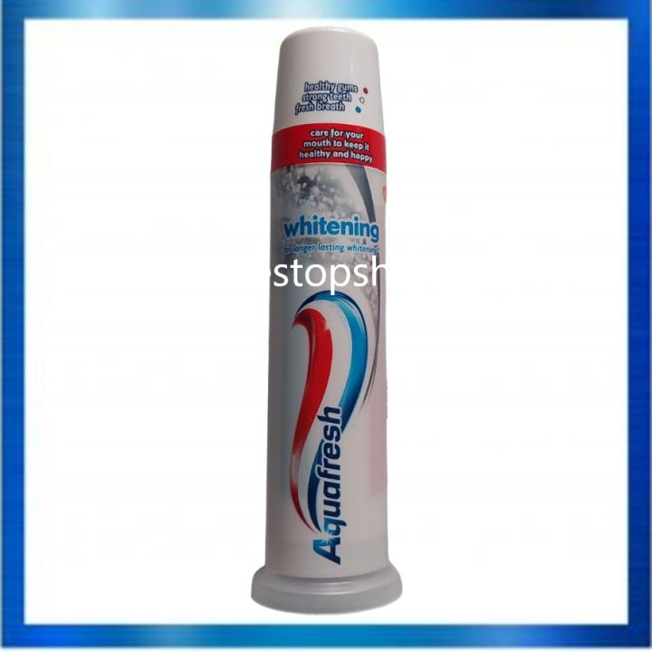 Aquafresh Whitening Toothpaste With Pump 100mL Exp Jan 2025 | Lazada PH