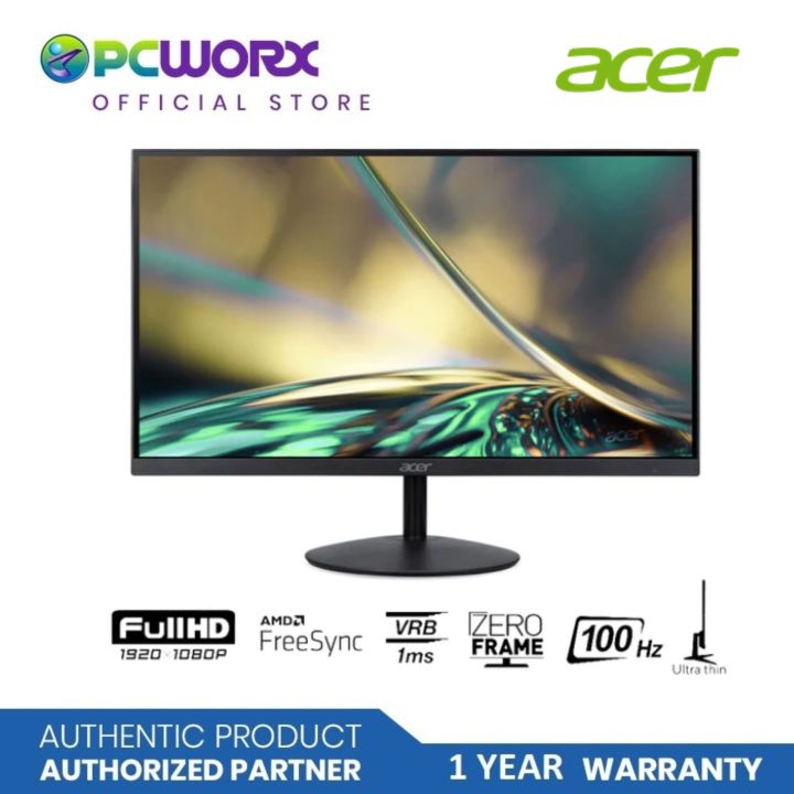 Acer SA222Q 100Hz 21.5“ IPS FHD VGA+HDMI Monitor | Acer Monitor | PC ...
