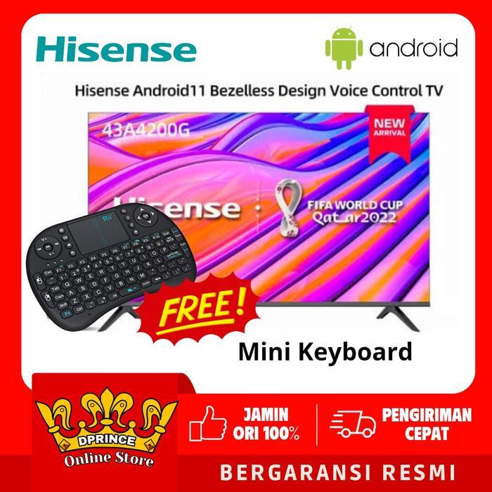 Hisense Android 11 TV 43 in Bezelless TV 43A4200 / 43 A4200 - MINI ...