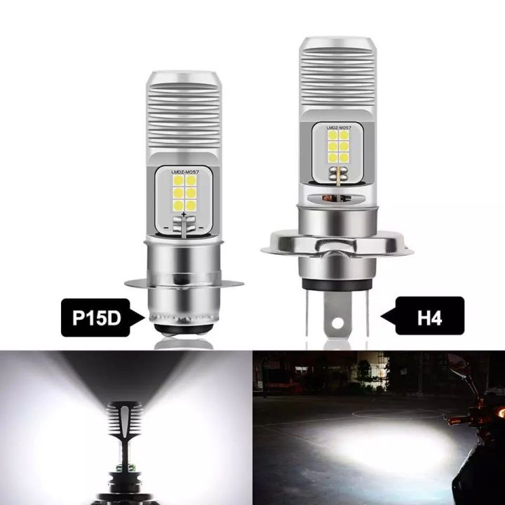 T19 PX15D MOTORCYCLE HS1 H4 LED HEADLIGHT BULB HI / LO BEAM MOTOR LED ...