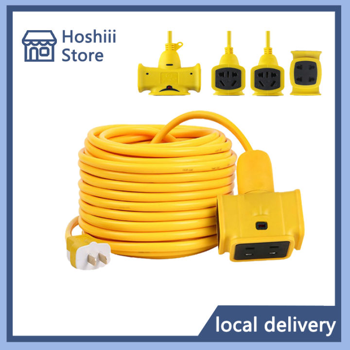 5M-30M Extension Cord Socket With Cable Extra-long Plug-in Strip For ...