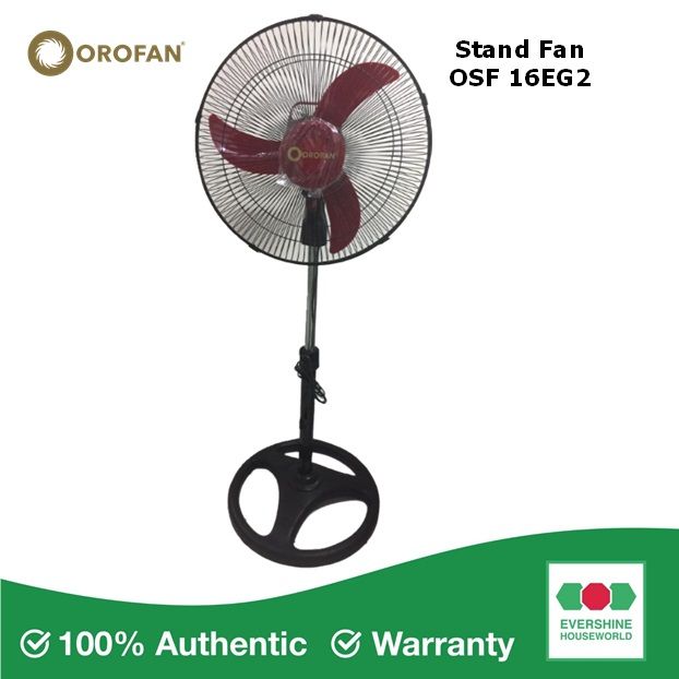 OROFAN 16 INCHES BANANA BLADE STAND FAN OSF-16B EG2 | Lazada PH