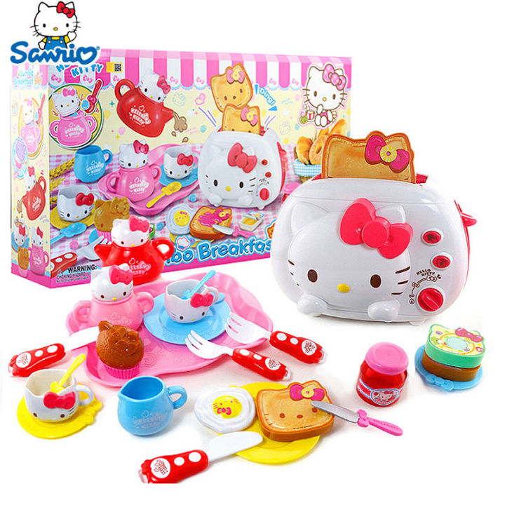 Hello Kitty hello kitty deluxe breakfast set toaster girl play house ...