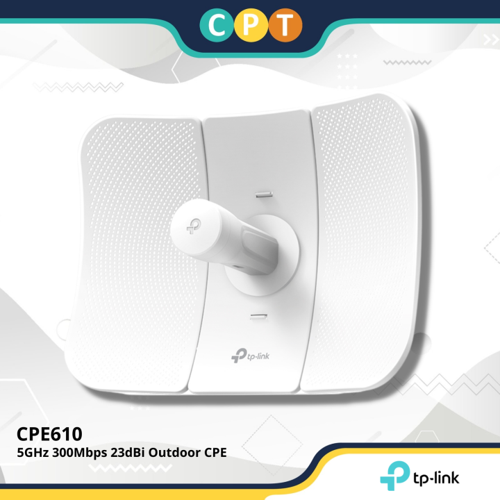 Tp-Link CPE610 5GHz 300Mbps 23dBi Outdoor CPE | Lazada PH