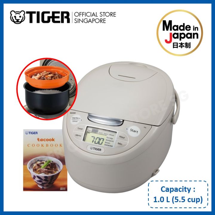 Tiger 1.0L Microcomputerized tacook Rice Cooker - MADE IN JAPAN - JAX ...