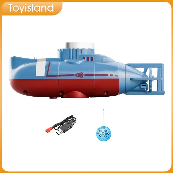 Toyisland Mini RC Submarine Remote Control Boat Submarine Toy Model ...