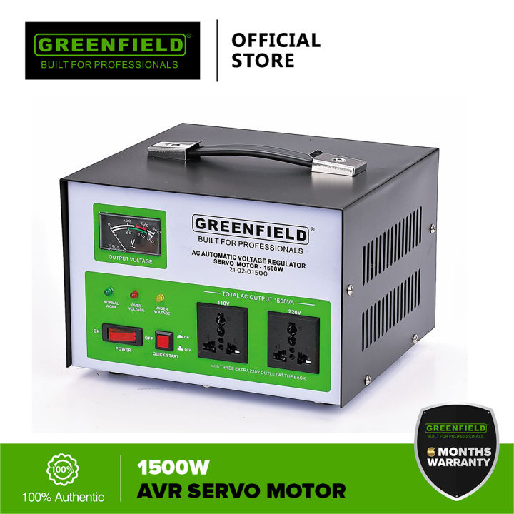 Greenfield AVR Servo Motor 1500W | Lazada PH