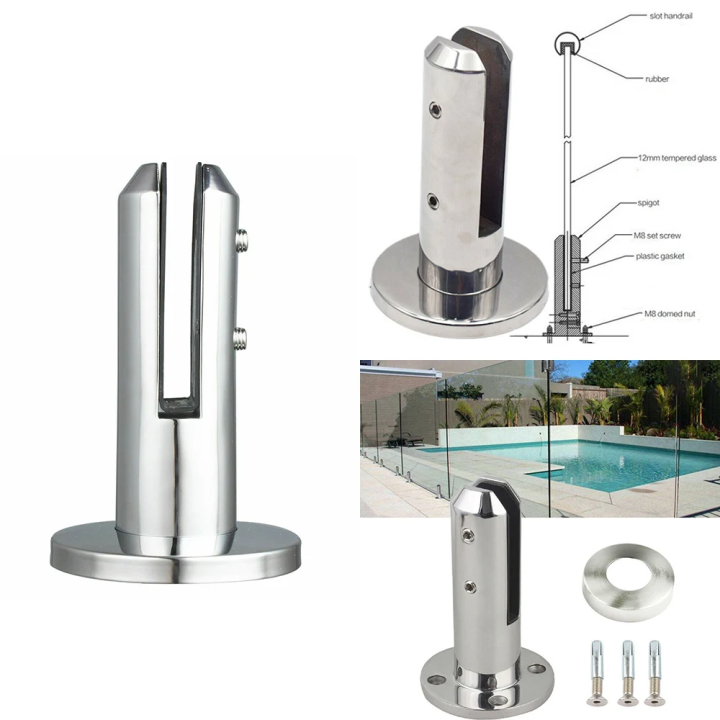Spigots Stairs Swimming Pool Spigot Glass Balustrade Railing Balcony ...