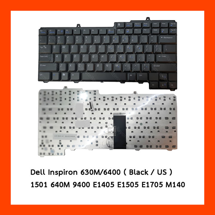 Keyboard Dell Inspiron 630M 6400 XPS E1710 Black US แป้นอังกฤษ ฟรีสติก ...