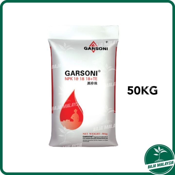 GARSONI NPK 18-18-18+TE 50kg With Fulvic Acid High Nutrient Compound ...