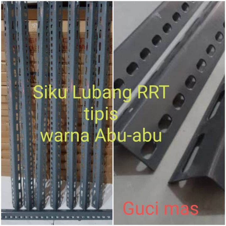 Siku Lubang Murah Abu-Abu Berbagai Merk / Rak Siku Lubang Tipis Murah ...