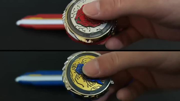 วิญญาณพายุเฮอริเคนออดี้เพชรคู่ 6 ดาบหมุนลูกข่างของเล่นเด็กเรืองแสง ...