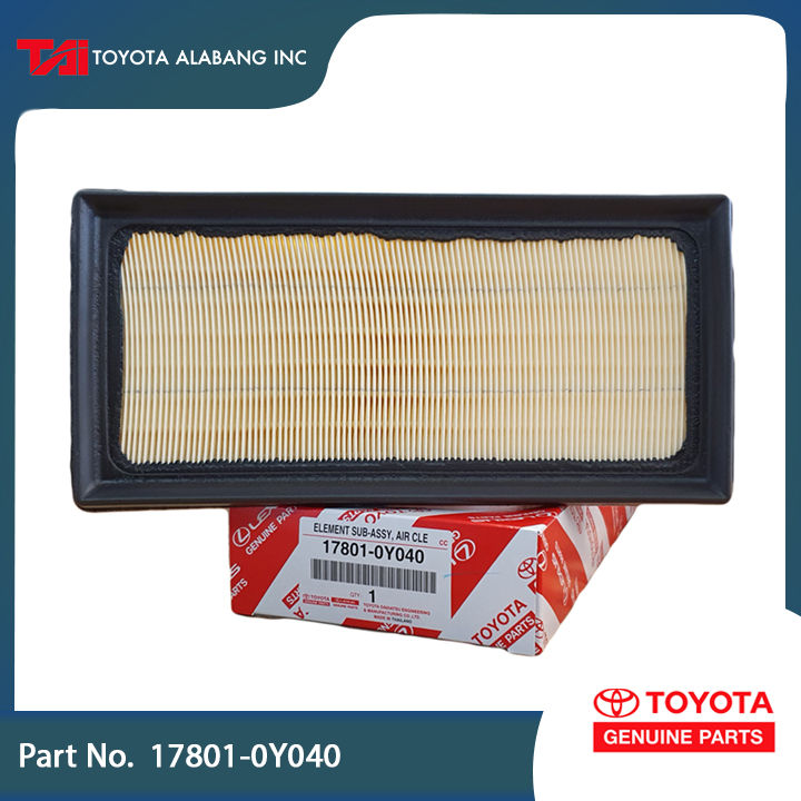 Toyota Genuine Air Filter ( For Vios / Avanza / Rush ) (17801-0Y040 ...