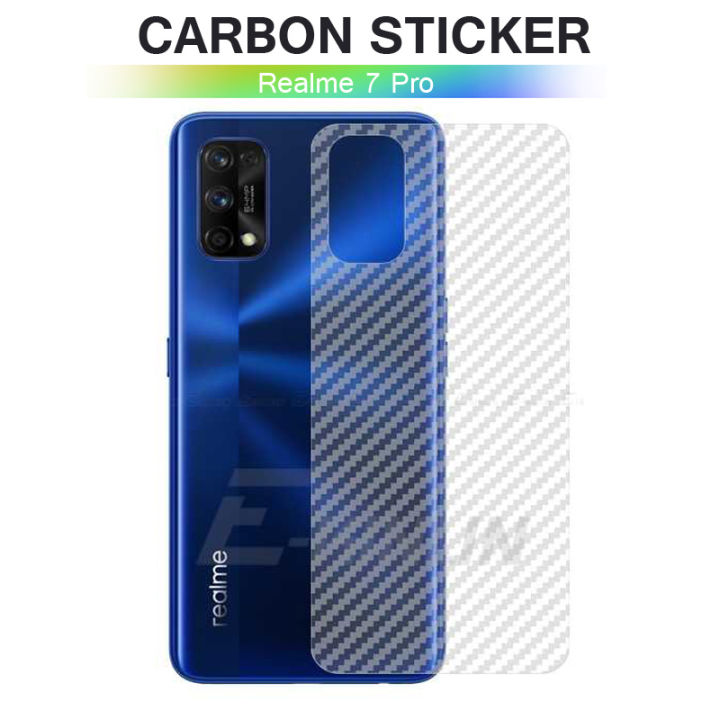 TCF Anti-Scratch Back Carbon Sticker for Realme 7 Pro | Lazada PH