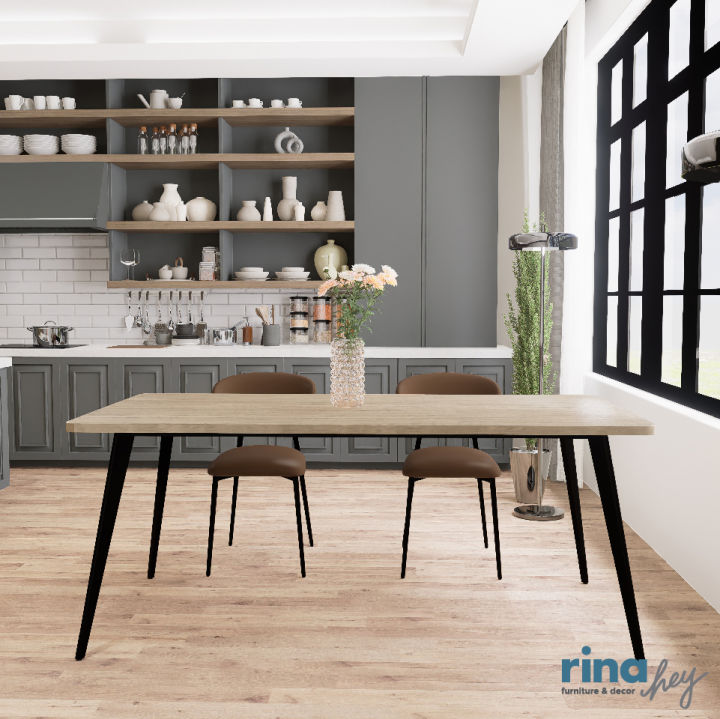 Rina Hey โต๊ะอาหาร รุ่น FRESH/180 | Lazada.co.th