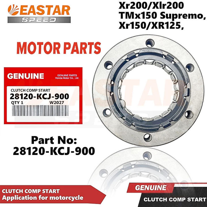 ชุดวันเวย์สตาร์ทมือ (คลัทช์สตาร์ท) One Way Starter Bendix Xr200 Xlr200 Xr150 XR125 28120-KCJ-900 ...