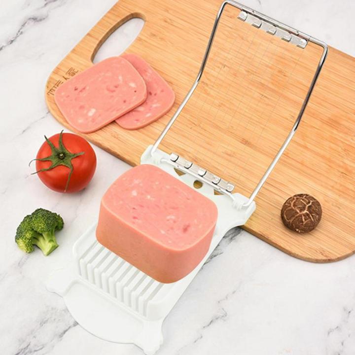 Luncheon Meat Slicer Stainless Steel Wire Canned Meat Slicer Cuts ...