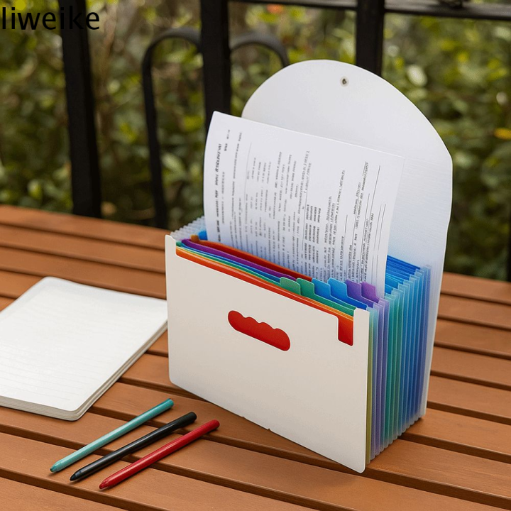 IIWEIKE Waterproof A4 File Folder Large Capacity Partition Layer ...