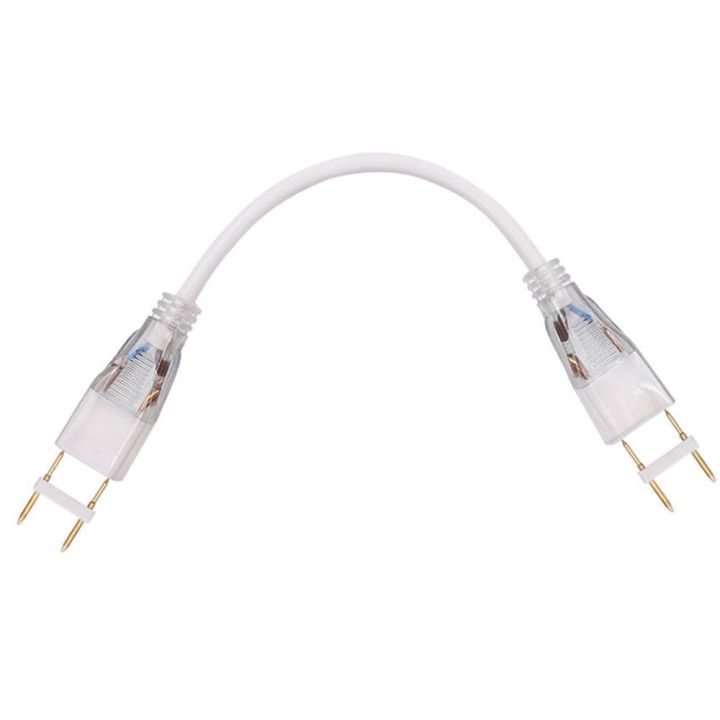 Konektor Fitting Sambungan Lampu LED Strip Selang 5050 220V 2 Pin 15cm ...