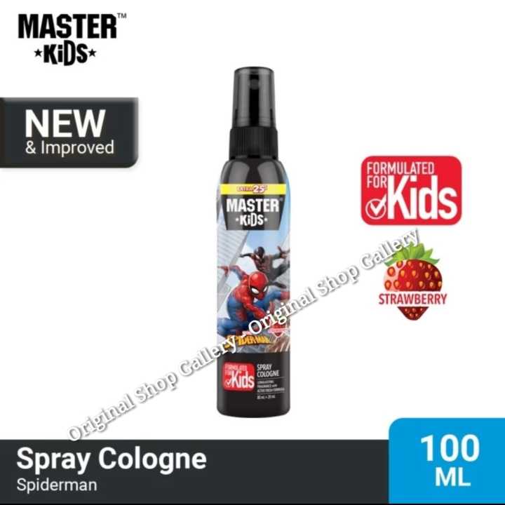 Master Kids Spray Cologne Spiderman 100 ml | Lazada Indonesia