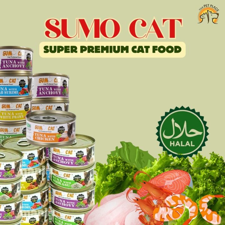 Sumo Cat Canned Food Tuna Series 80g [24 cans] | Lazada Singapore