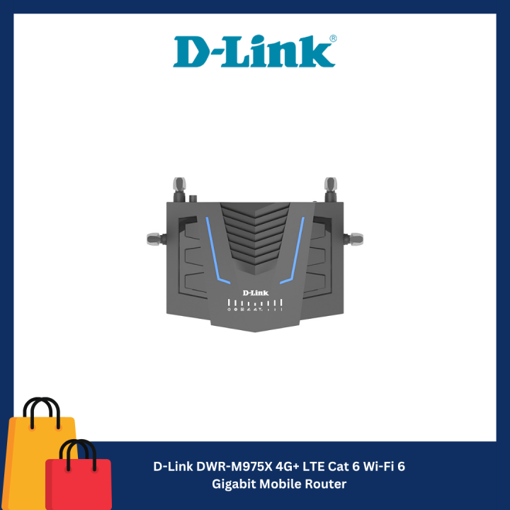 D-Link 4G+ LTE Cat 6 Wi-Fi 6 Gigabit Mobile Router DWR-M975X | Lazada