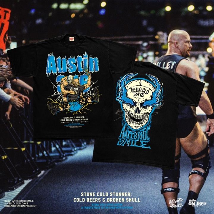 2022.STONE COLD STEVE AUSTIN TRIBUTE SHIRT BY HELLO, OLD DAYS AND ...