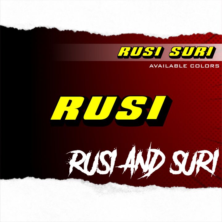 RUSI AND SURI decal sticker for car/motorcycle and helmet | Lazada PH