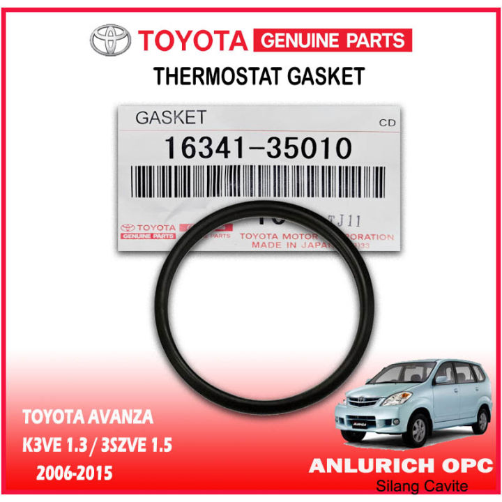THERMOSTAT GASKET TOYOTA AVANZA K3VE / 3SZVE 1.5 2005-2015 GENUINE ...