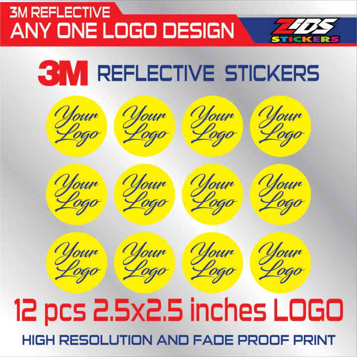 your logo 3m reflective label stickers for cars bikes motorcycle ...