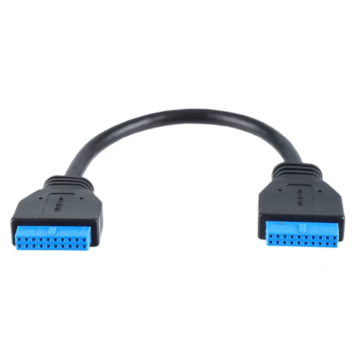 USB3.0 19Pin 1 To 2 HUB With Chip And Modular Cable USB 19Pin HUB ...