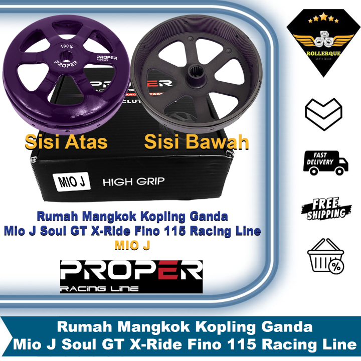 Mangkok Rumah Kampas Ganda Kopling Mio J Fino Soul GT XRide 115cc 54P ...