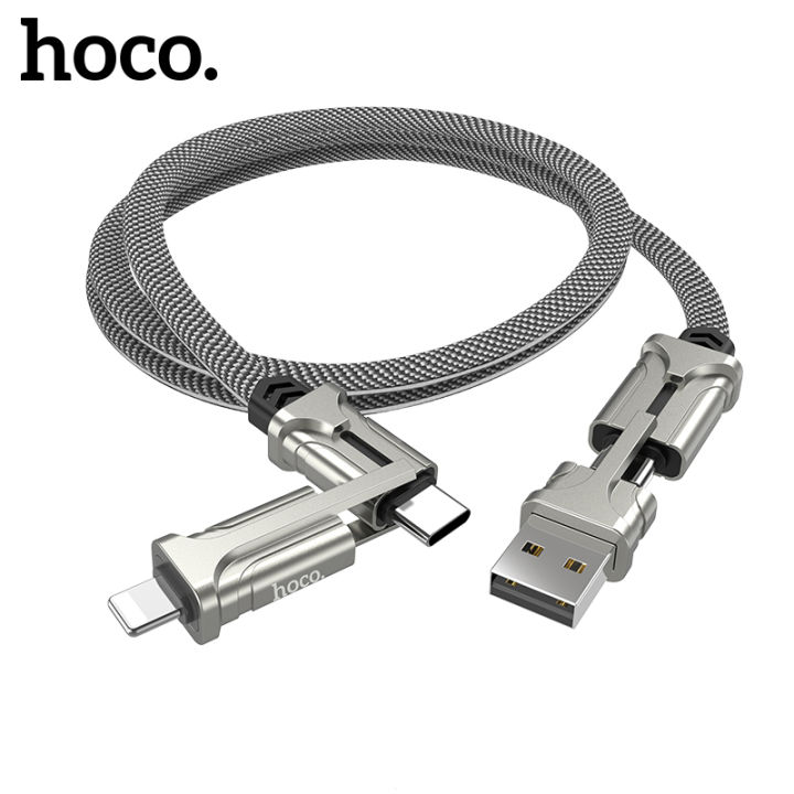 【2021 HOCO Selected 】HOCO 4 In 1 60W PD Fast Charger Cable Micro Usb To ...