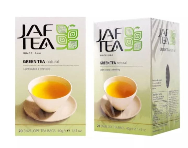 Jaf Tea Green Tea Natural 20 pcs x 2 g | Lazada PH