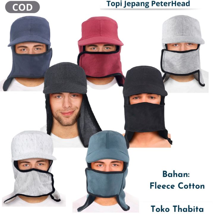 TOPI MASKER ALA JEPANG / BISA BAYAR DITEMPAT ATAU COD | Lazada Indonesia