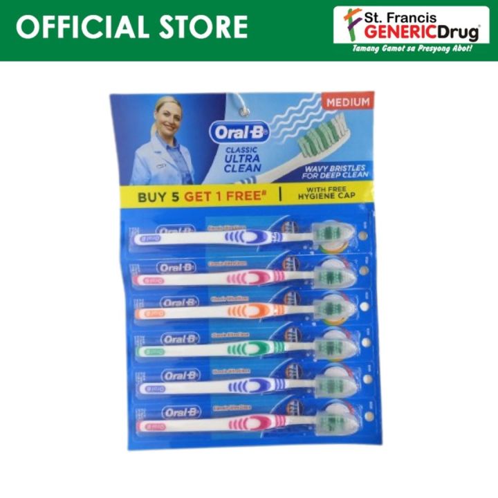 Oral-B Ultra Classic Clean Toothbrush (Medium) Sold by 6's | Lazada PH