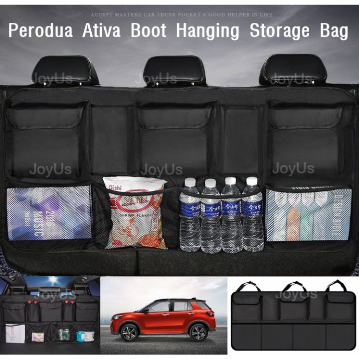Perodua Ativa SUV Car Boot Storage Bag Boot Hanging Compartment Bag ...