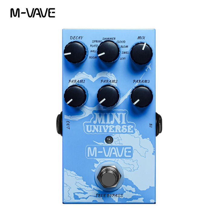 (in stock)M-vave Mini Universe Digital Reverb Pedal 9 Reverb Effects ...