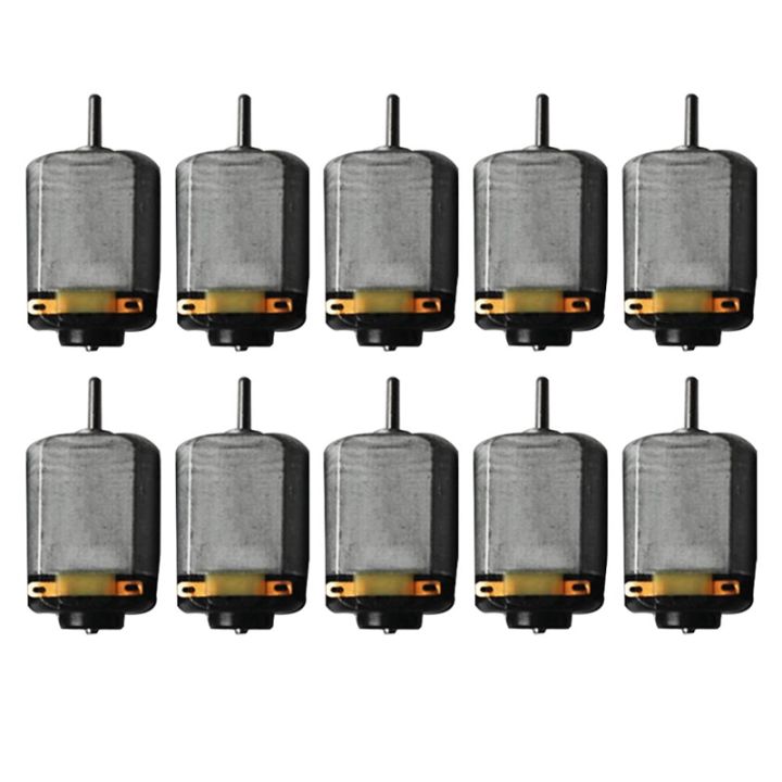10 Piece Mini 130 DC Motor Strong Magnetic Brushed Electric 25000 RPM ... 10 Piece Mini 130 DC Motor Strong Magnetic Brushed Electric 25000 RPM ...