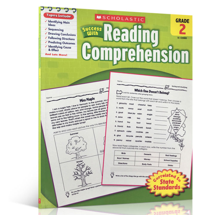 Academic success with reading comprehension grade 2 | Lazada PH