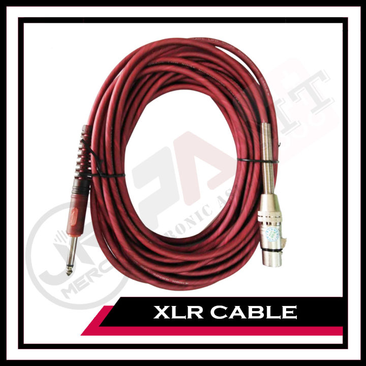 Microphone Stereo XLR Cable/ Cord XLR to PL55 6.35mm Plug (Available in ...