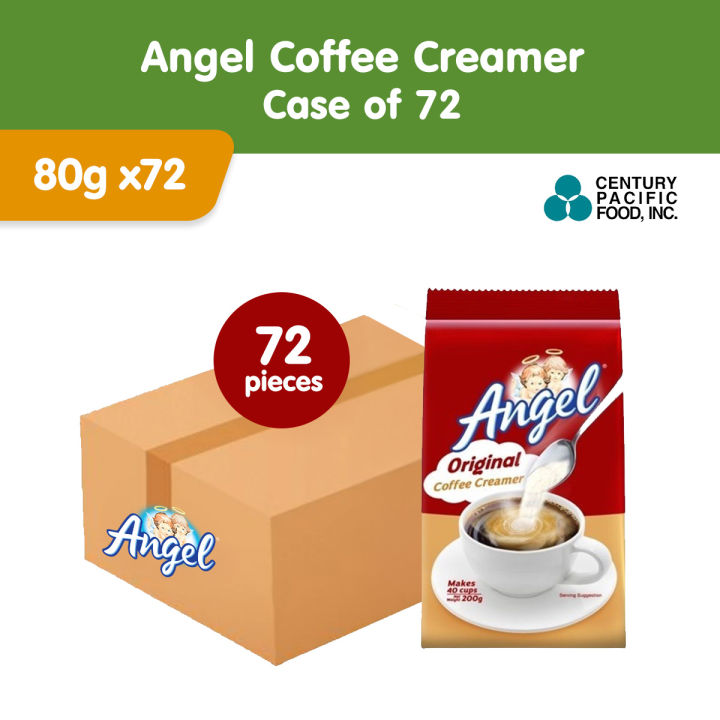 Angel Coffee Creamer Original 80g (Case of 72pcs) - Non-Dairy Creamer ...