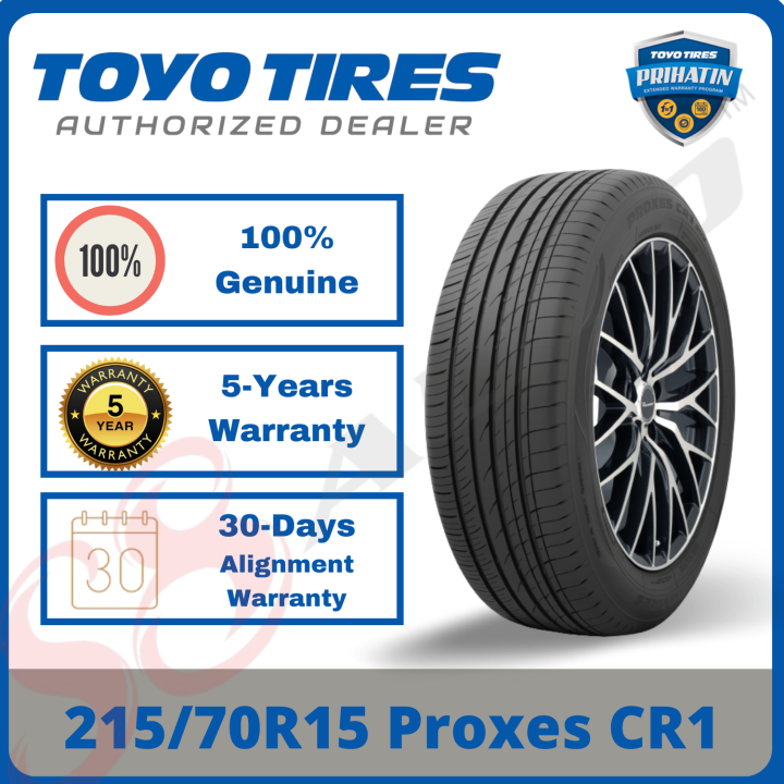 【Official Webstore RM300-5%】215/70R15 Toyo Tires Proxes CR1 *Year 2024/2025 | Lazada