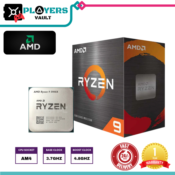 AMD Ryzen 9 5900X 12-Core, 24-Thread Desktop Processor - Next level ...