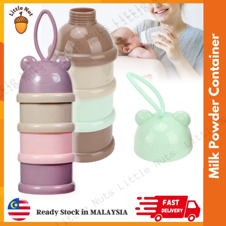 3 Layers Stackable Baby Milk Powder Container Food Storage Container ...