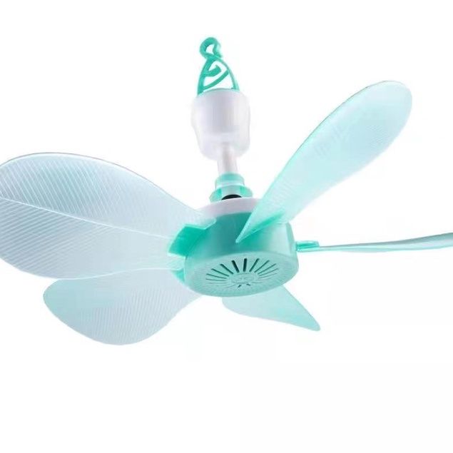 ZH Mini Ceiling Fan 5 blades Portable Ceiling fan Wall Fan Portable ...