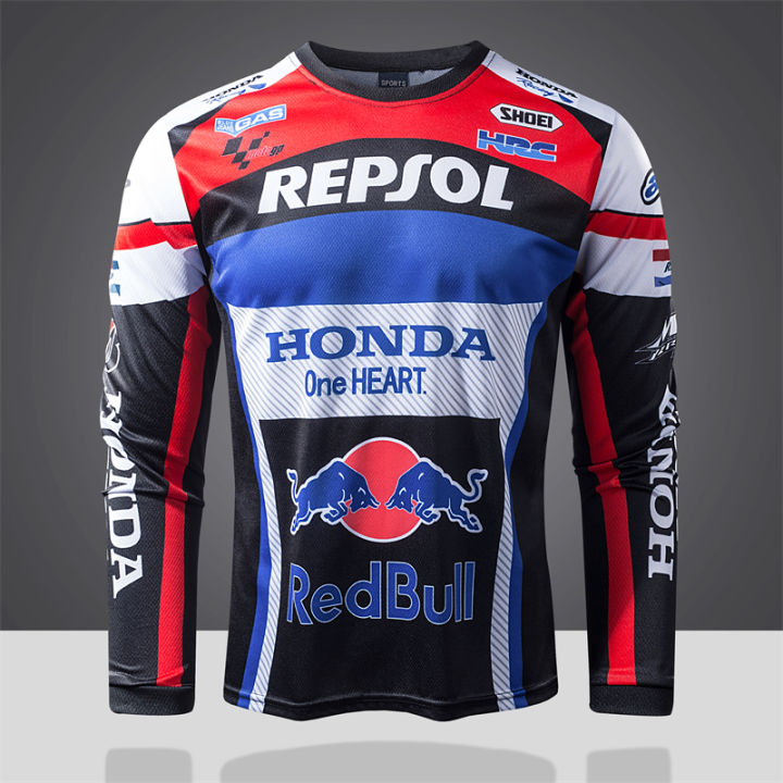 honda Motor shirt long sleeve for men set Cycling bike jersey bikers Motorcycle full set 27114 ...