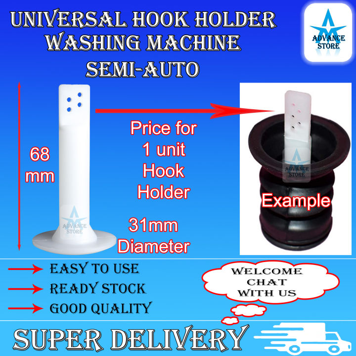 Semi Auto Washing Machine Universal Hook Holder Valve packing Semi-Auto ...