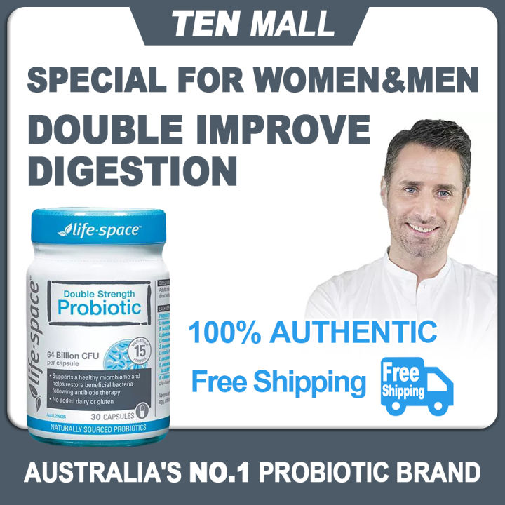 【Double Strength】Life Space Double Strength Probiotic （30 Capsules ...